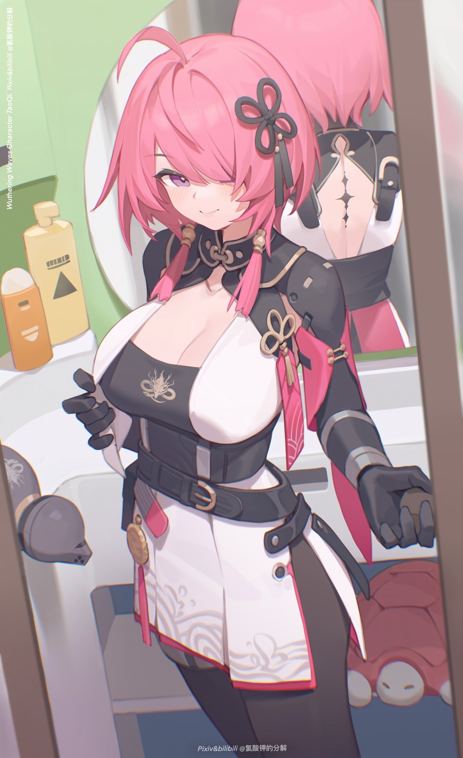 bilibili xiaolu wuthering waves taoqi cleavage garter pantyhose | #1140437 | yande.re